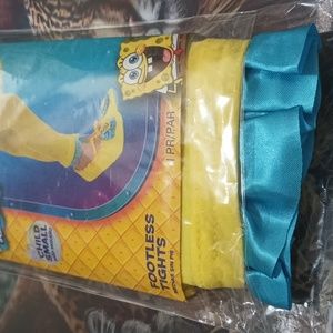 Nickelodeon | Accessories | New Spongebob Squarepants Footless Tights ...